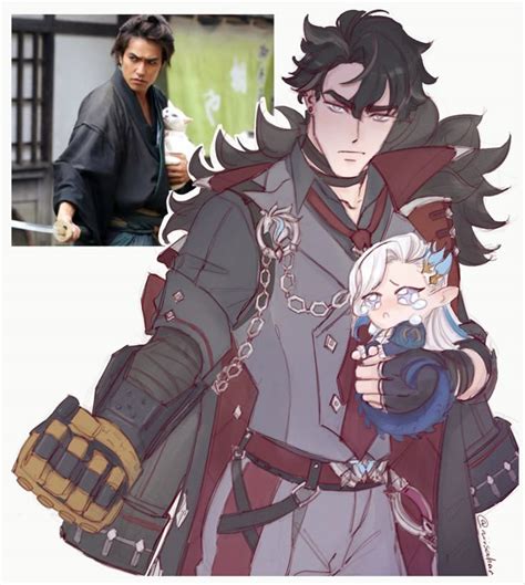 ризли невиллет Wriothesley Neuvillette мемы геншин Genshin Character Design Cute