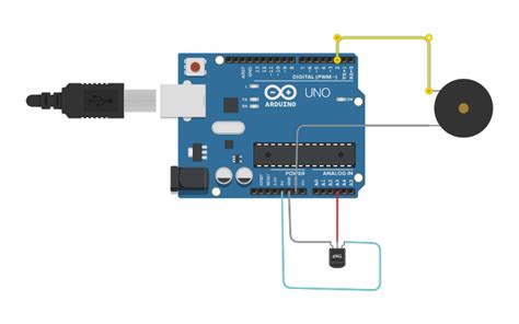 Circuit Design Fire Alarm Tinkercad