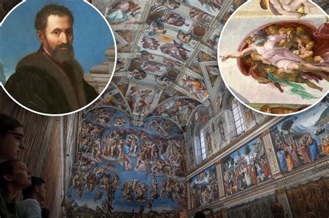 Michelangelo Sistine Chapel Self Portrait