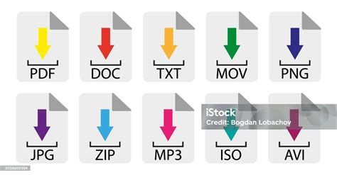 파일 집합 줄 아이콘입니다 폴더 컴퓨터 문서 종이 정보 바탕 화면 인터넷 저장 프로그램 다운로드 삭제 비즈니스 및 광고를 위한 벡터 아이콘 가상현실에 대한 스톡 벡터 아트