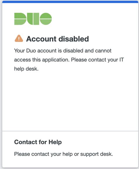 Guide To Resolving Disabled Status Duo User Accounts In The Duo Admin