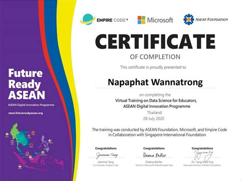 อบรมออนไลน์ การเขียน Python สำหรับ Data Science จัดโดย Microsoft Asean Foundation และ Empire