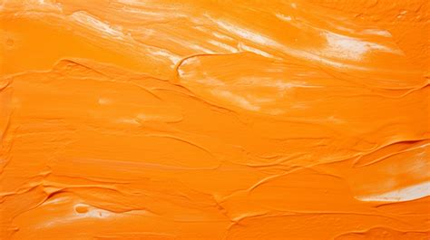 텍스처 마감 처리된 주황색 아크릴 페인트의 생생한 배경 그림 질감 아크릴 페인팅 캔버스 페인팅 배경 일러스트 및 사진 무료
