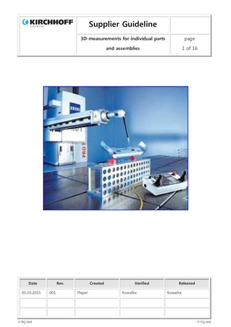 PDF 150713 Measuring Guideline Tooling Equipment Measuring Fixture And Does Not Exceed 0