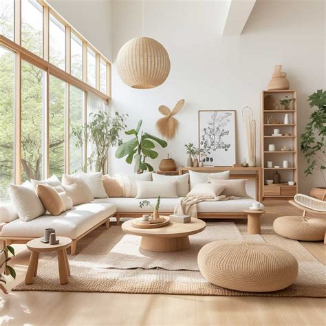 Japandi Style Living Room Ideas
