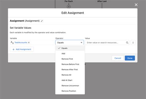 Collection Assignment Operators In Flow Salesforce Time