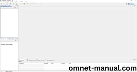 Open The Omnet Ide Omnet Simulator Open The Omnet Ide Omnet Simulator
