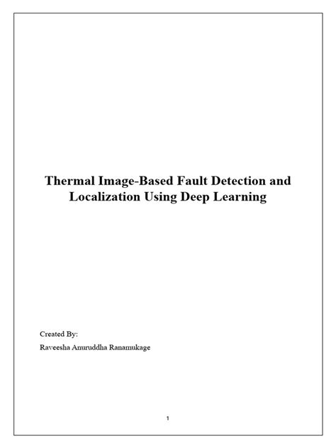 Deeplearningbasedearlyfaultdetectionusingirimages Pdf