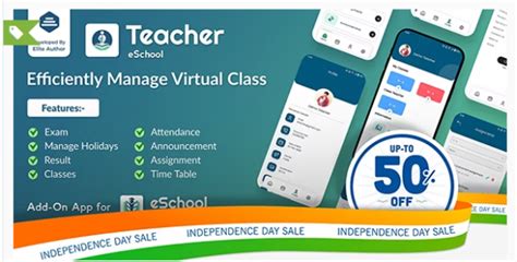 Teacher Flutter App ESchool Virtual School Management System Buy Apps Themes UI Templates