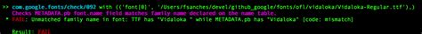Add Checks For METADATA Issue 2192 Fonttools Fontbakery GitHub
