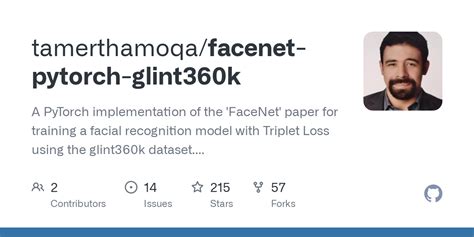 github tamerthamoqa facenet pytorch glint360k a pytorch