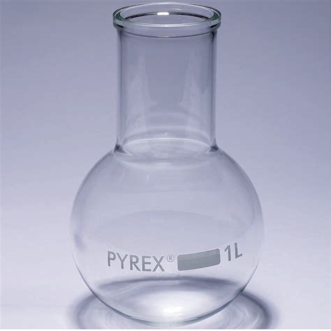 FLASK ROUND BOTTOM WIDE NECK PYREX ML MRS Scientific