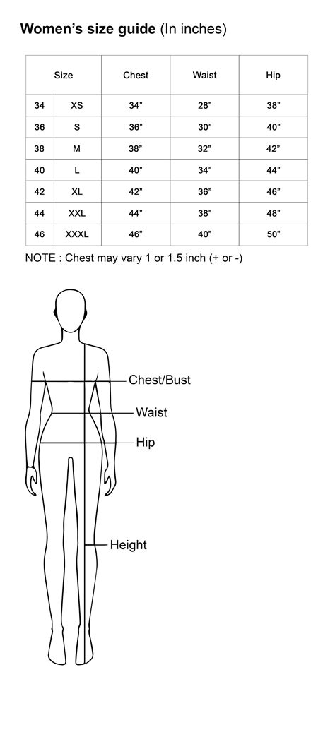 Size Chart Nachfashion