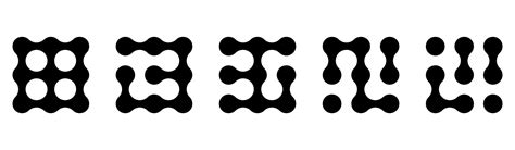 Set Of Connected Black Dots Transition Metaballs Integration Symbol Circles Pattern 39760434