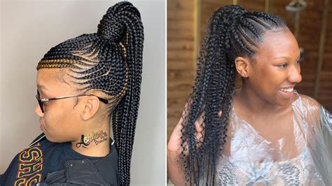 High Ponytail Braid Hairstyles