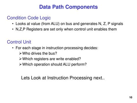 PPT Processor Data Path And Control How They Work Together PowerPoint Presentation ID