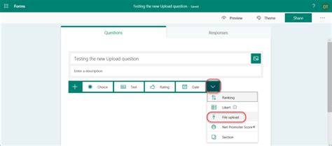 using the new file upload question in microsoft forms one minute office magic