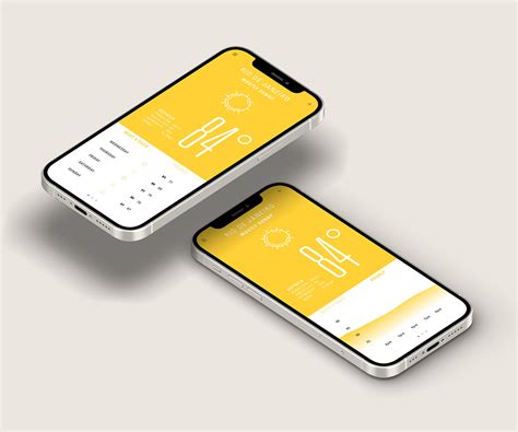 Weather App Prototype Behance Weather App Prototype Behance