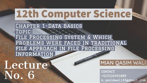 Ics Computer Science Part 2 Chapter 1data Basics Lecture No 6