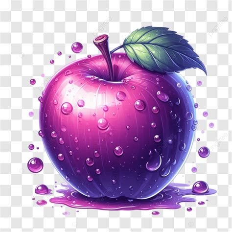 3d Neon Luminous Candy Apple Neon Luminous Candy Apple Neon Png