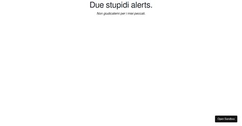 Alert Bootstrap Example Nojs Codesandbox