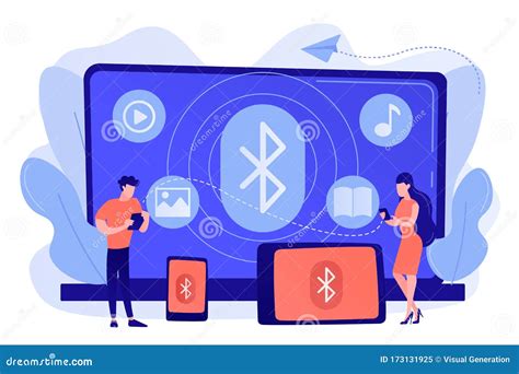 Bluetooth Connection Vector Icons Set Editorial Image Cartoondealer