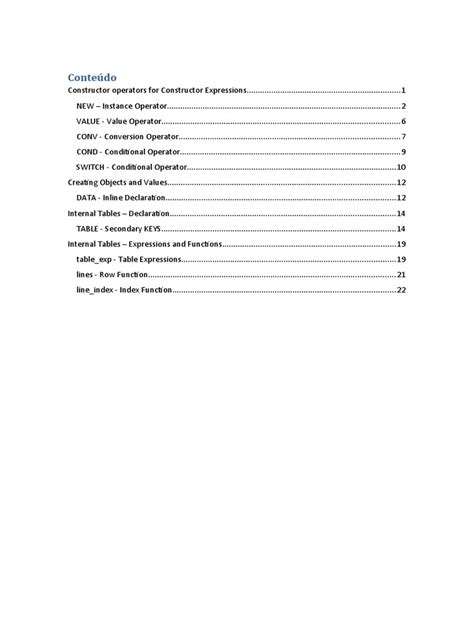 Abap News Download Free Pdf Programming Constructor Object