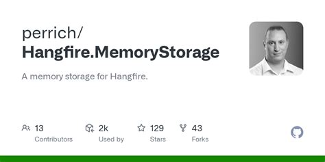 Github Perrichhangfirememorystorage A Memory Storage For Hangfire
