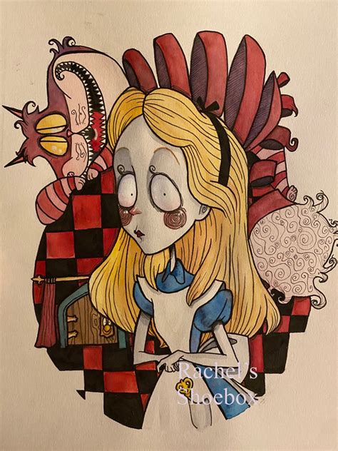 Tim Burton Style Alice In Wonderland Tim Burton Artist Research