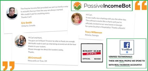 Passive Income Bot Review Legitimate Trading Robot Review Binary