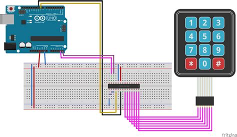 4x3 Keypad Connected Using I2c General Electronics Arduino Forum