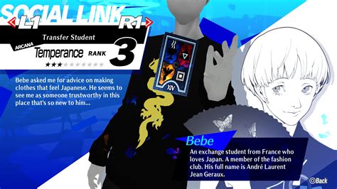 Bebe For Mc Mod For Persona 3 Reload P3r Mods