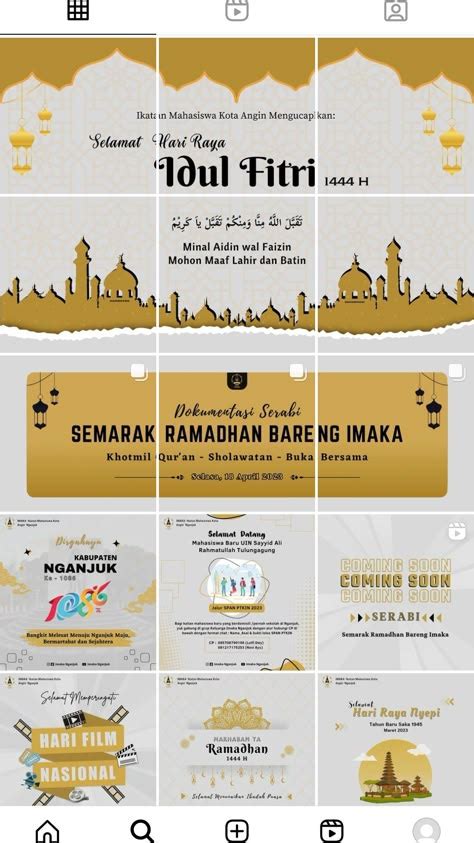 Contoh Feeds Ig Organisasi