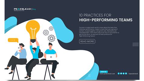 10 Practices For High Performing Teams Peakslead
