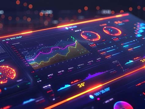 Dynamic Market Analytics Dashboard Visualizing Investment Trends Premium Ai Generated Image