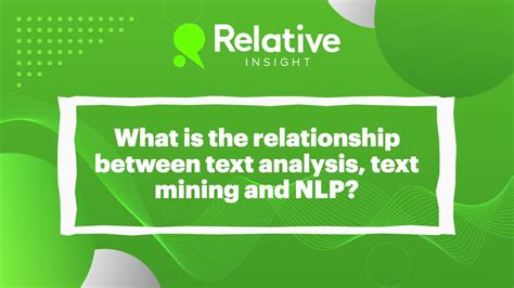 Relative Insight On Linkedin Nlp Textanalysis Textmining Ai Mrx