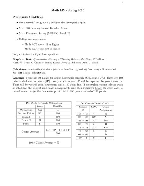 Math 145 Spring 2016