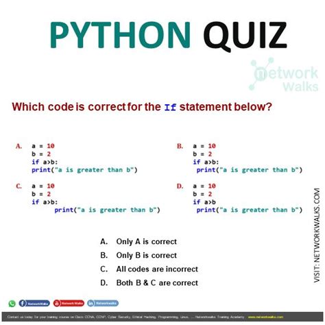 Networkwalks On Linkedin Python Quiz