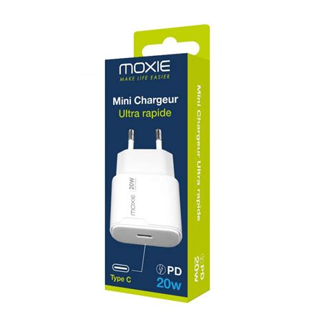 Chargeur Secteur Rapide W Power Delivery Avec Sortie Type C Sous Packaging