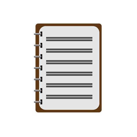 Premium Vector Vector Icon For A Notebook Or Notepad Simple Design For The Site And Appxa