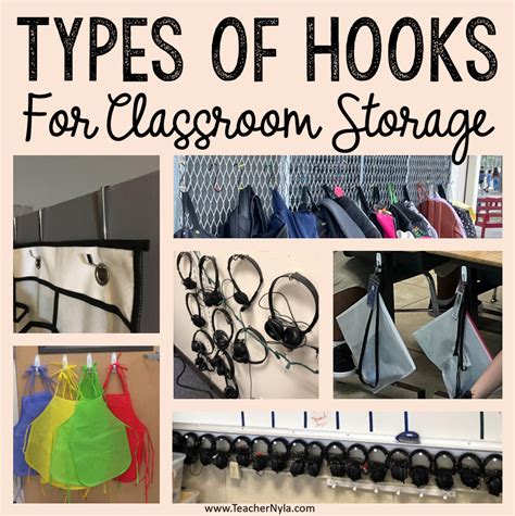 Types Of Hooks For Classroom Storage Nylas Crafty Teaching