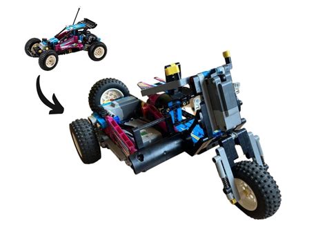 Lego Moc Sidecar Motorcycle From Lego Technic 42124 Off Road Buggy