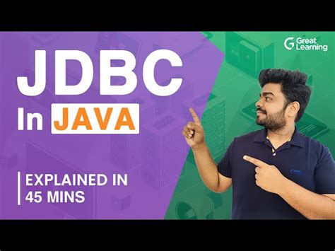 Free Video Jdbc In Java From Great Learning Class Central