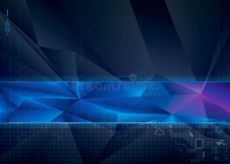 Technical Red Background Stock Vector Illustration Of Space