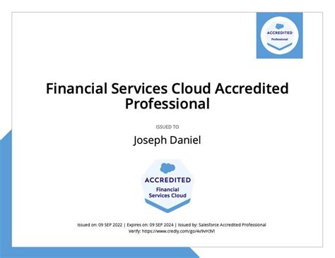 Joseph Daniel On Linkedin Salesforce Financialservicescloud Accredited