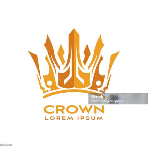 Abstract Crown Vector Design Stock Illustration Download Image Now