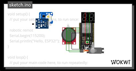 Robotic Wokwi Esp32 Stm32 Arduino Simulator
