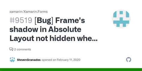 Bug Frames Shadow In Absolute Layout Not Hidden When Isvisiblefalse On Ios · Issue 9519