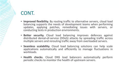 Load Balancing In Cloud Computingpptx Cloud Computing Internet