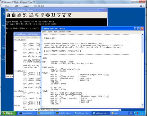 Retro Unix 8086 Screenshots Retro Unix 8086 Screenshots